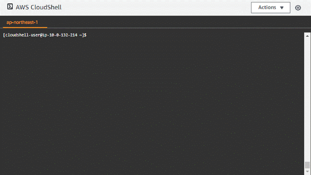 AWS CloudShell上のviエディタでインデントの自動挿入なしでペーストする方法 · クラウドCoEの何でも屋